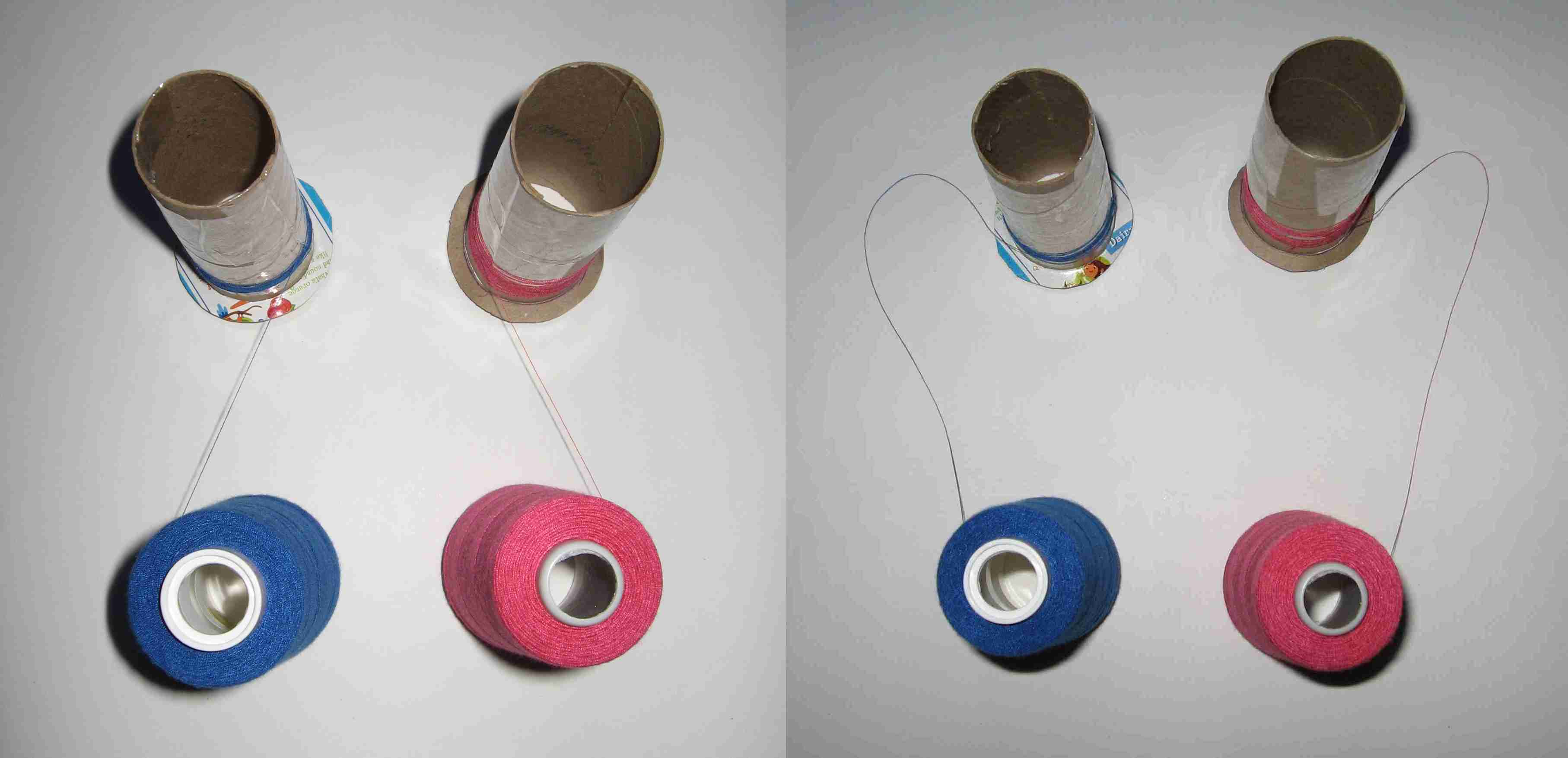 Home-made serger thread spools | Grow Your Own Clothes