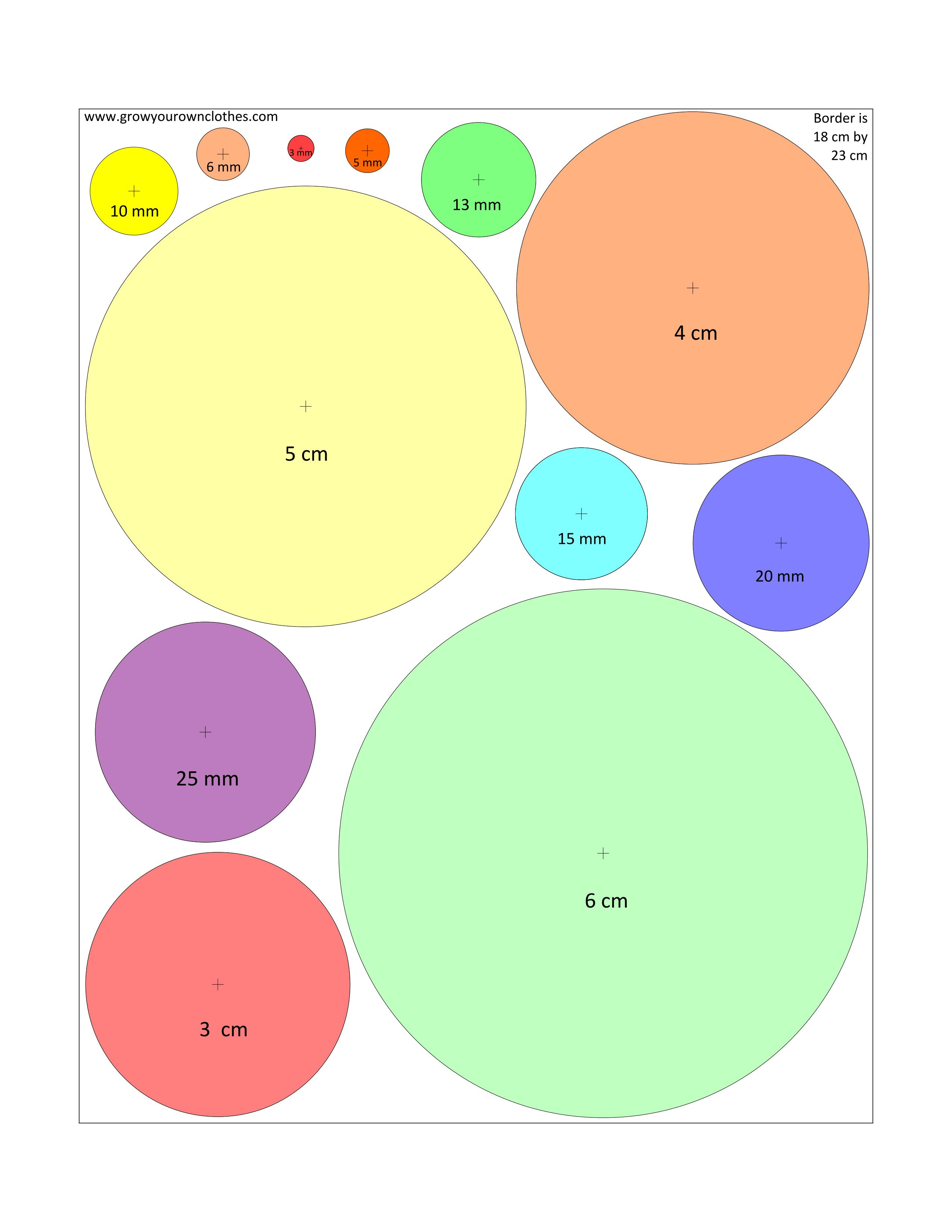 Seam Allowance Marking Templates | Grow Your Own Clothes